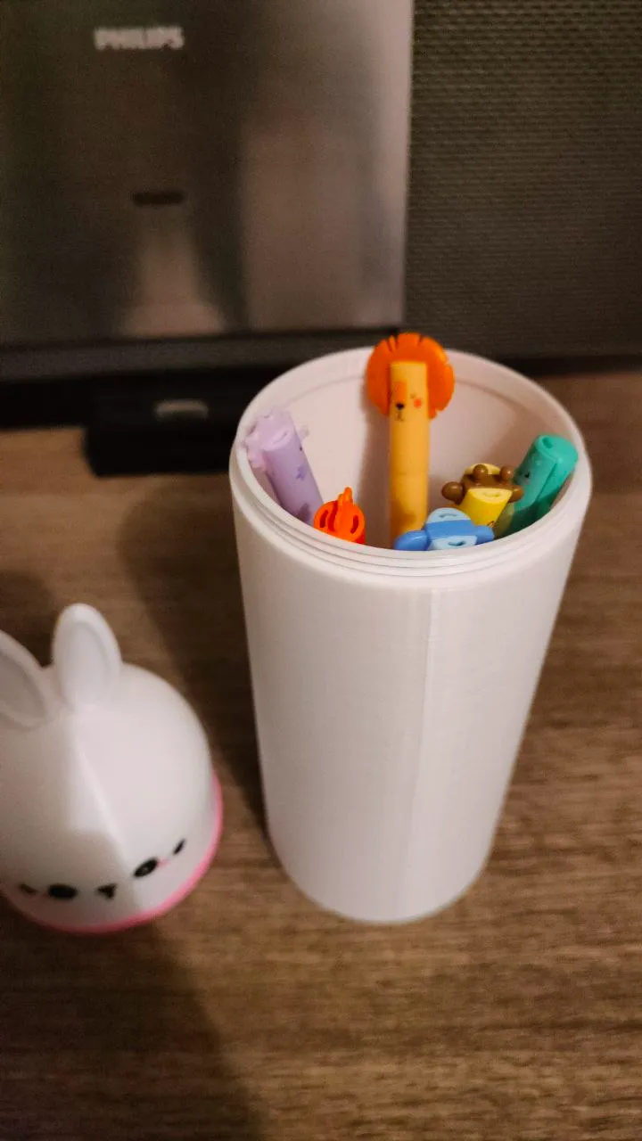 Pencil Case Rabbit Multipart - Free 3D Print Model - MakerWorld