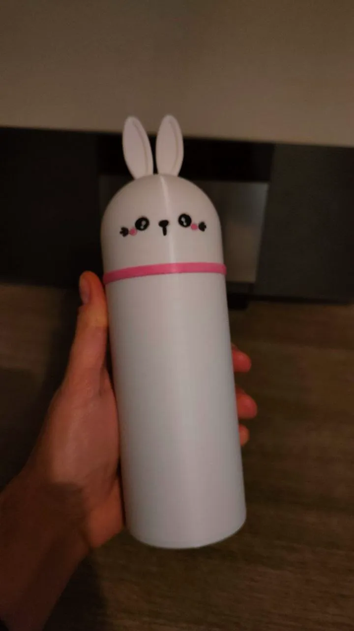 Pencil Case Rabbit Multipart - Free 3D Print Model - MakerWorld