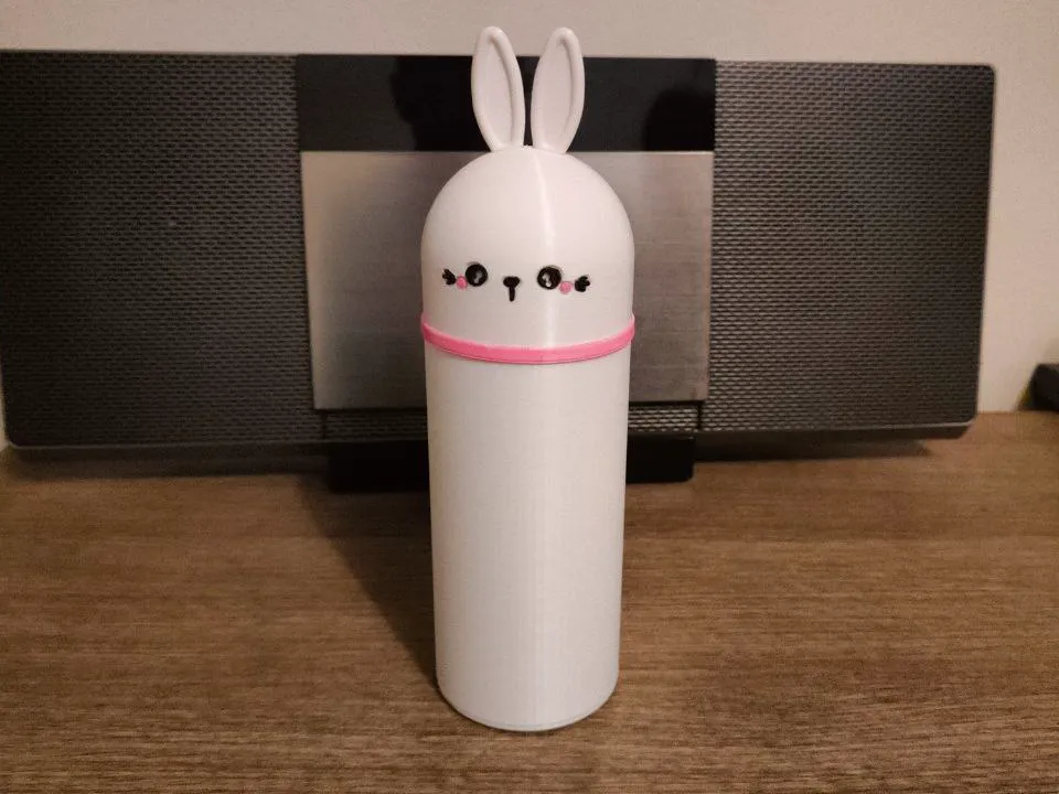 Pencil Case Rabbit Multipart - Free 3D Print Model - MakerWorld