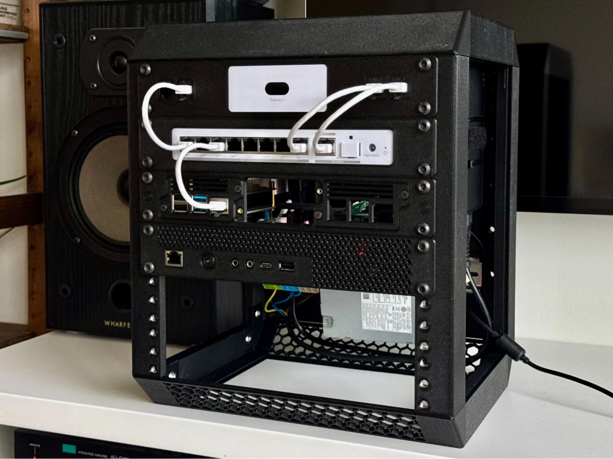 UniFi USW Flex 2.5g 8 POE 10" rack panel mount - Free 3D Print Model ...