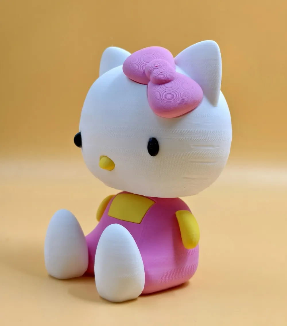 Multicolor Hello Kitty Multipart Print (Knit Effect) - 9.5cm by ...