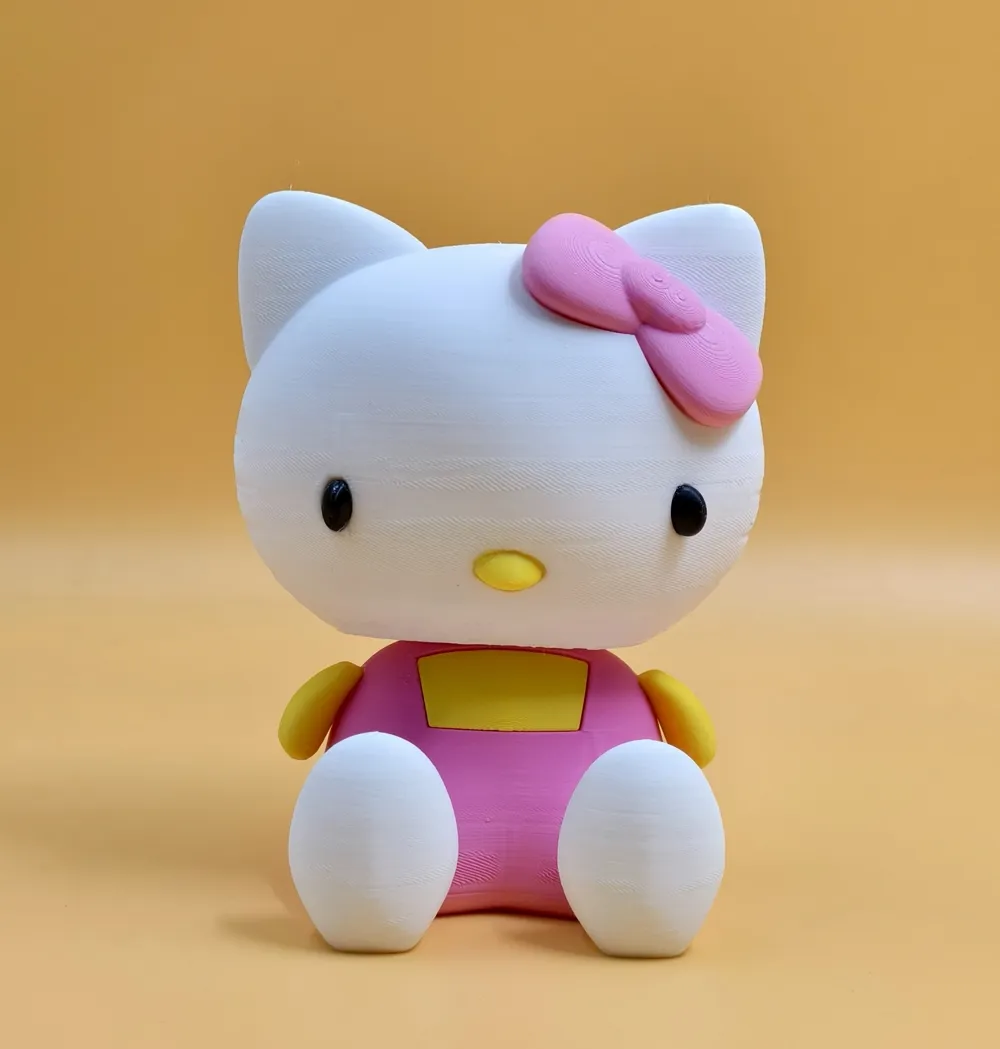 Multicolor Hello Kitty Multipart Print (Knit Effect) - 9.5cm by ...