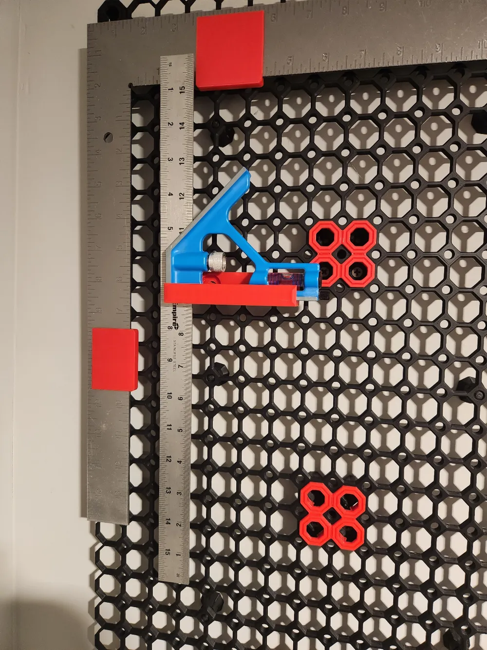 Combination square mount for Multiboard by jonathan.penner - MakerWorld