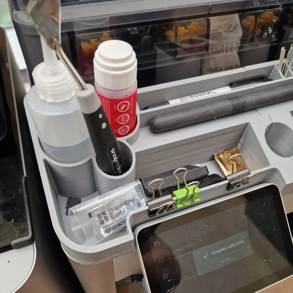 Top Tool Storage for Bambu Lab X1C X1 P1S P1P printers with AMS by ...