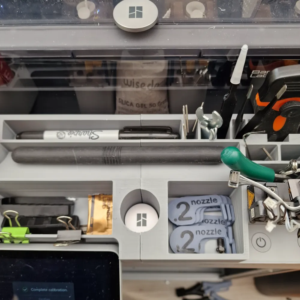 Top Tool Storage for Bambu Lab X1C X1 P1S P1P printers with AMS - Free ...