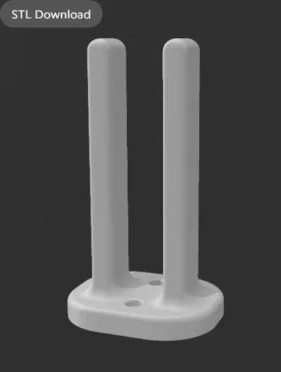 Laptop Vertical Stand - Modelo de impresión 3D gratuito - MakerWorld