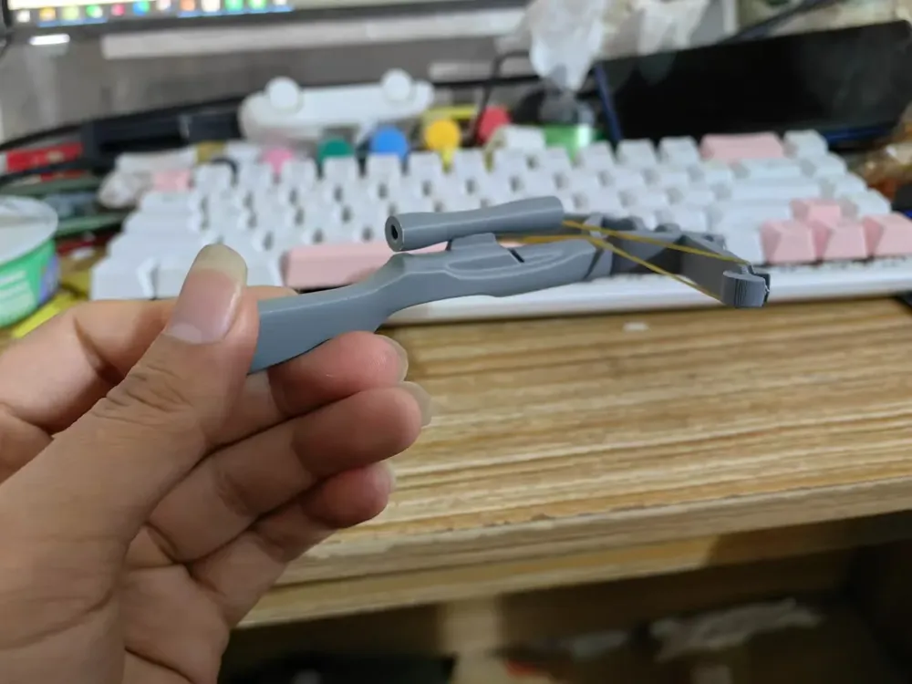 Crossbow cotton swab launcher, crossbow arrow sniper rifle, with scope ...