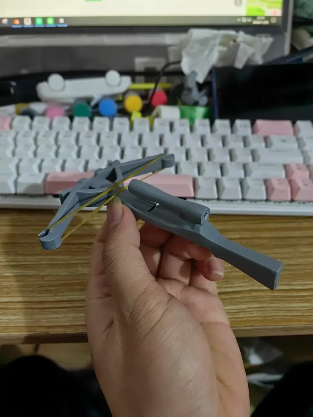 Crossbow cotton swab launcher, crossbow arrow sniper rifle, with scope ...