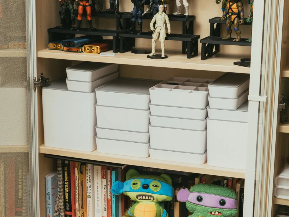 Stackable Bookshelf Containers - Free 3D Print Model - MakerWorld