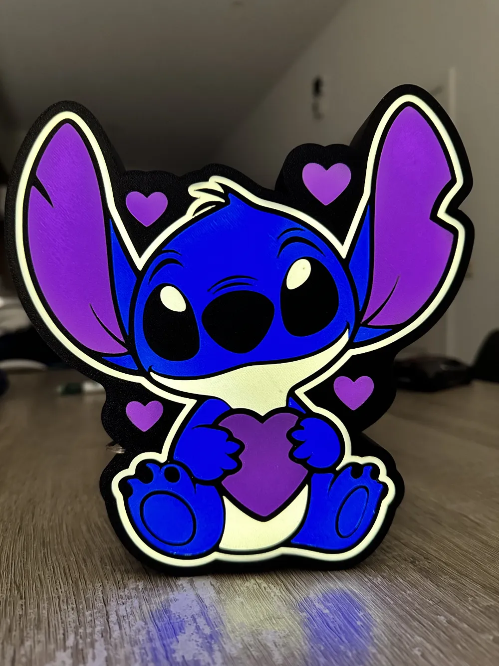 Stitch Love Lightbox |LED Lamp | AMS ready (only 4 colors ) by 3Dacores ...