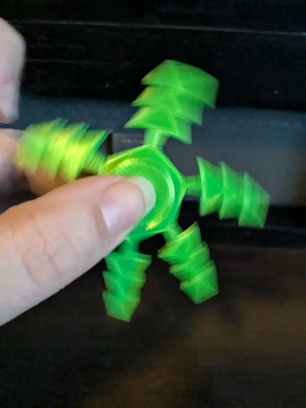 Trees Snowflake Fidget Spinner by BBB3D MakerWorld: Download Free 3D Models