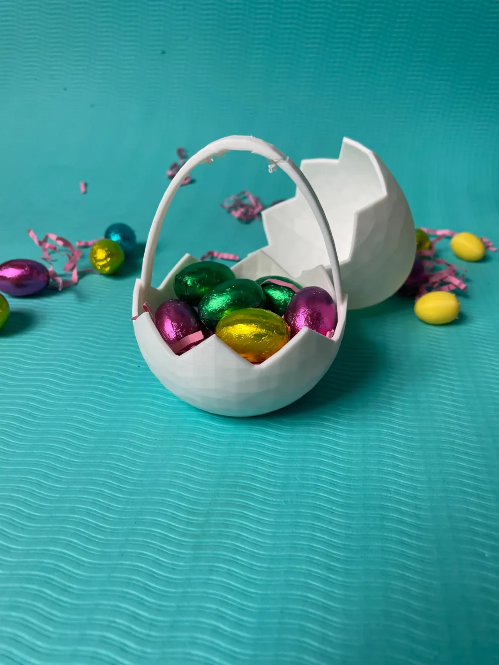 Easter egg basket by 3D designsMakerWorld: Download Free 3D Models