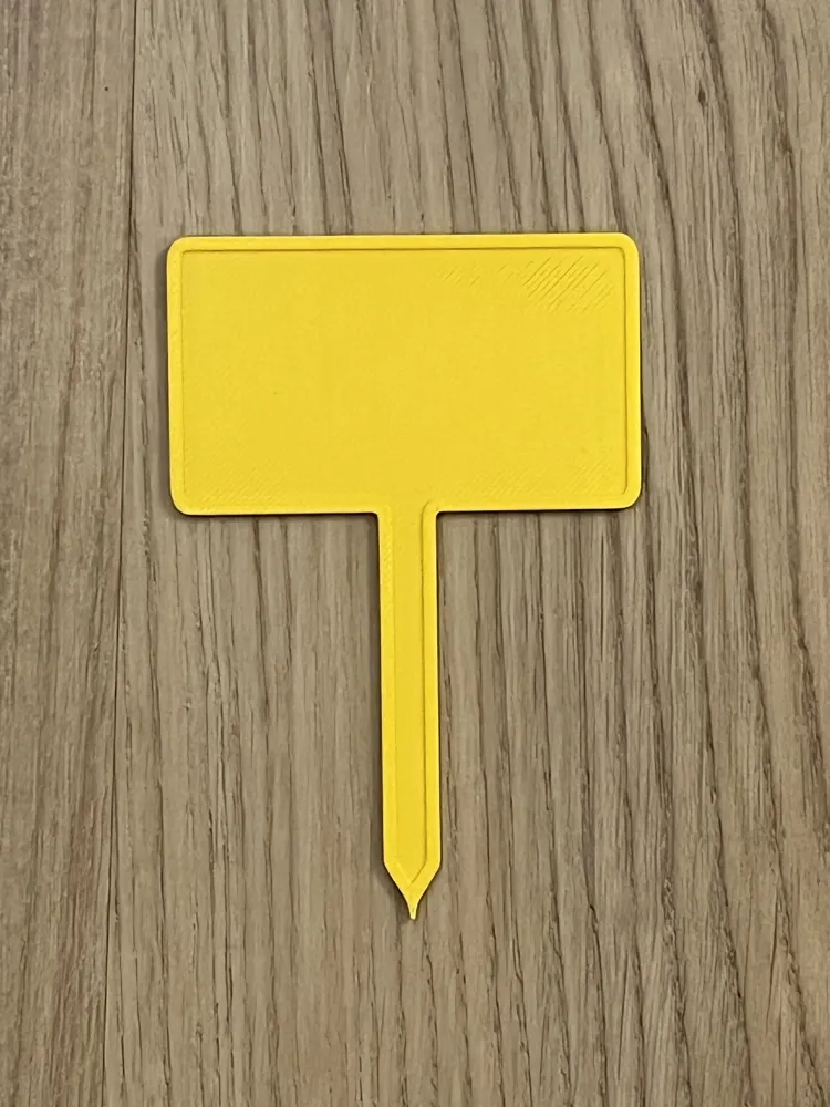 Plant label/sign - Free 3D Print Model - MakerWorld