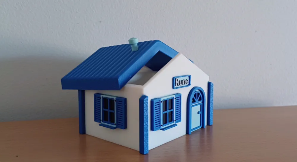 Mini Mail/Storage House (Add your own name) by Coep MakerWorld ...