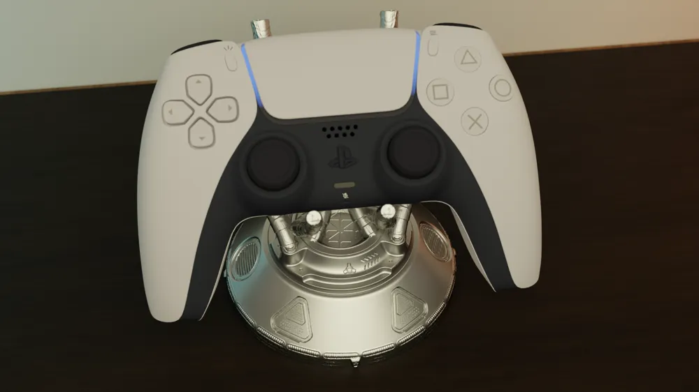 PS5 Controller Stand - The Quantum Cradle by theStonefox MakerWorld ...