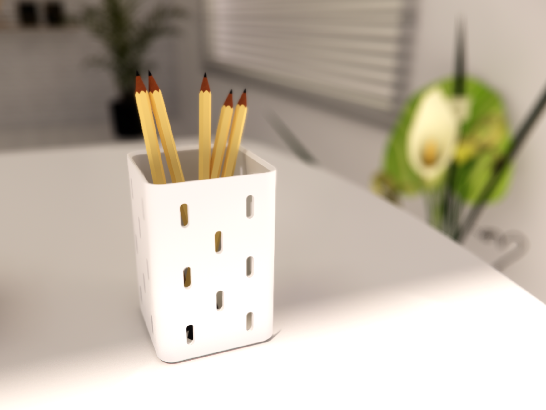 【ZQQ】IKEA SKADIS Pegboard Compatible Pen Holder Modular and Infinitely ...