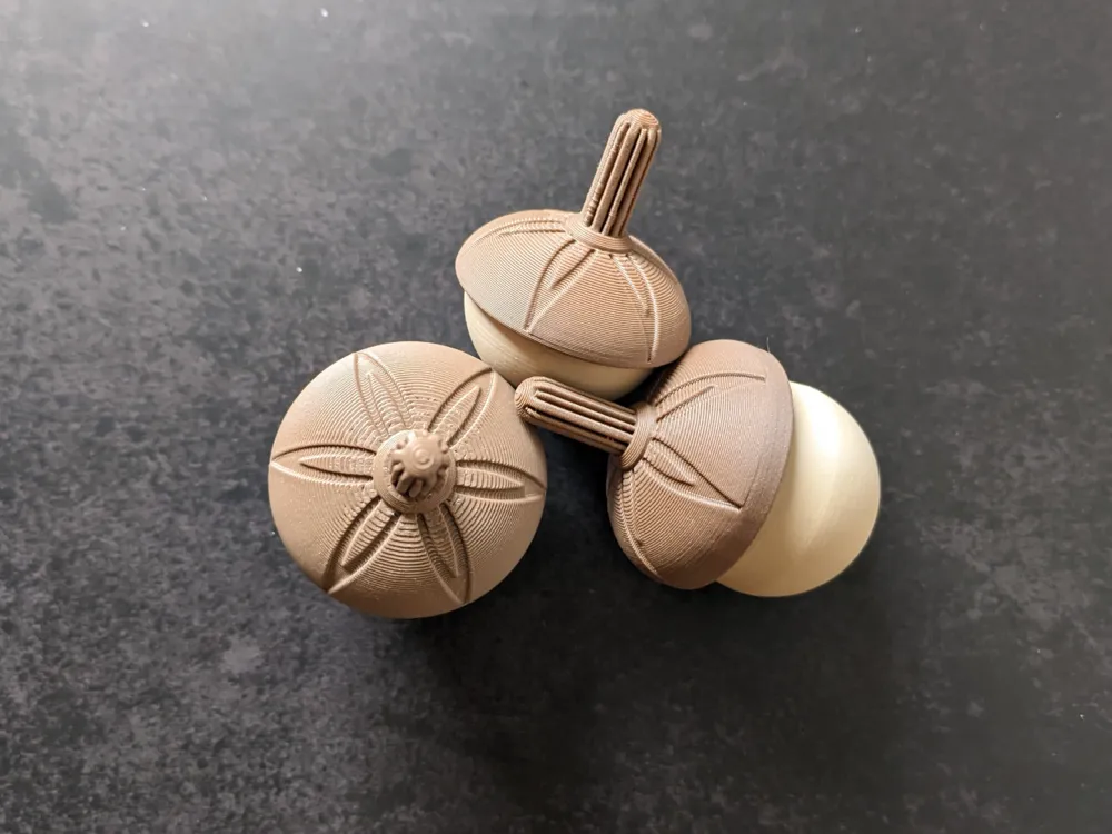 Acorn Spinning Tops by alope089 - MakerWorld
