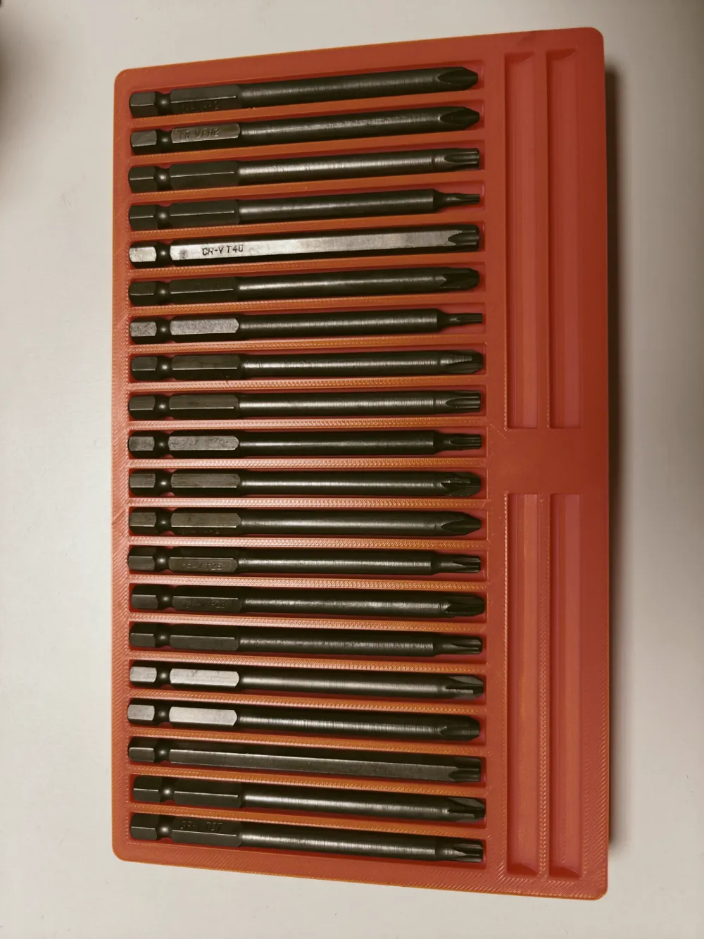 Gridfinity Long Hex Bit Holder Remixed by DanTheMan - MakerWorld