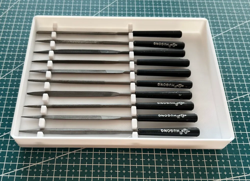 Stackable Gridfinity Needle File Holder (3x4) by bimobutila - MakerWorld