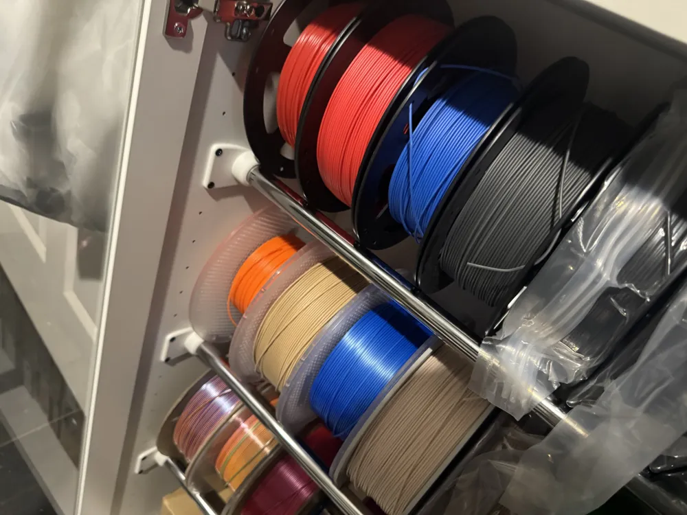 Ikea Billy Filament Spool Holder Shelf Rack by macmanluke - MakerWorld