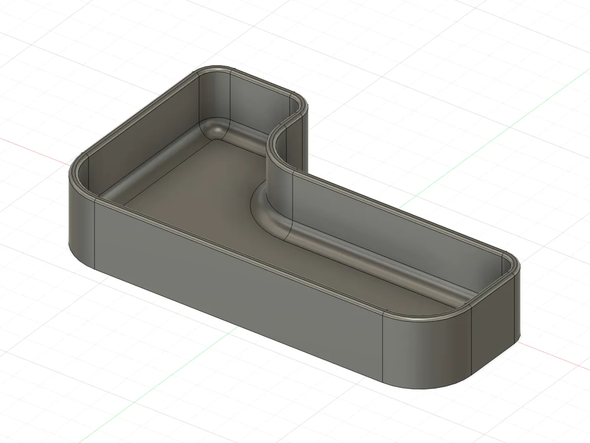 Drip tray for LG front loader washing machine - Free 3D Print Model ...