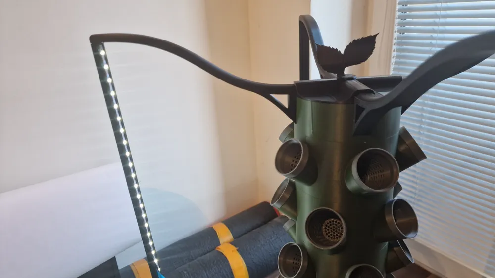 Hydroponics Led Tower - Free 3D Print Model - MakerWorld