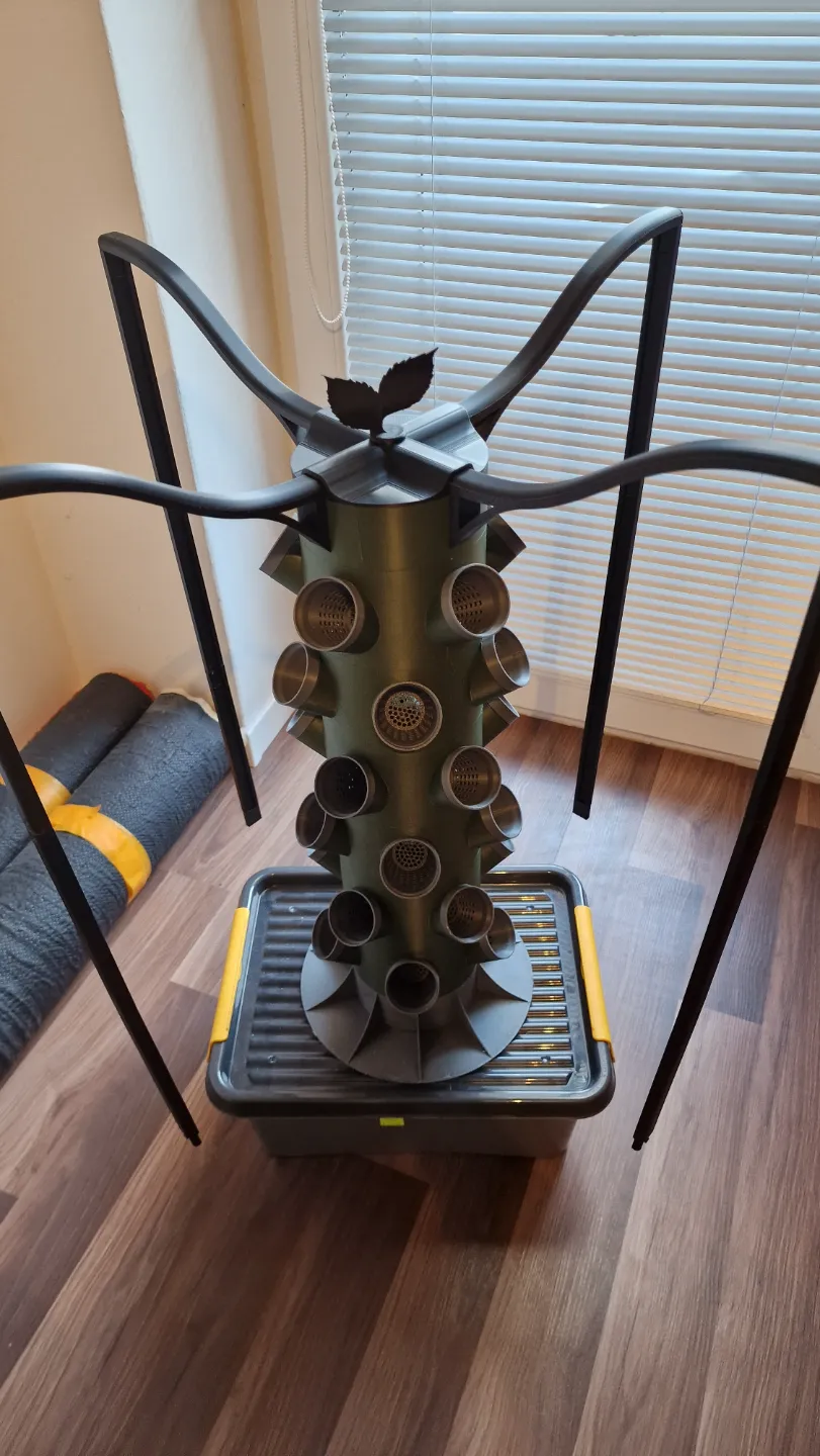 Hydroponics Led Tower - Free 3D Print Model - MakerWorld