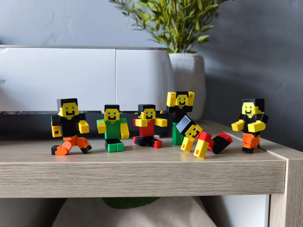 Steve 2.0 – Magnetic Poseable Minecraft Figure by Spennolio MakerWorld ...