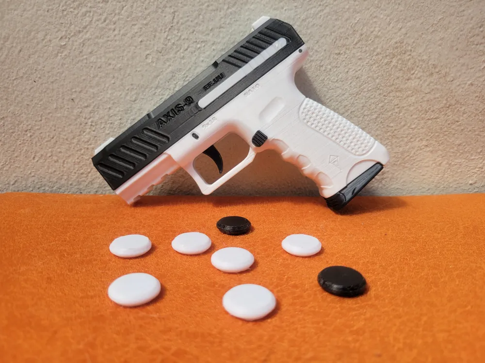 Disc Launcher Gun - Free 3D Print Model - MakerWorld