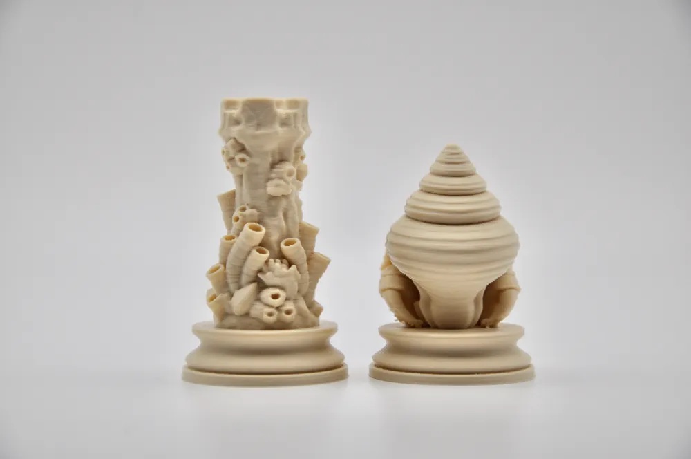 Deep Sea Chess Set - Free 3D Print Model - MakerWorld