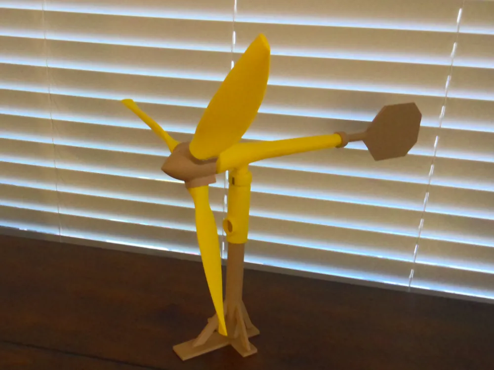 Wind turbine stand - Free 3D Print Model - MakerWorld