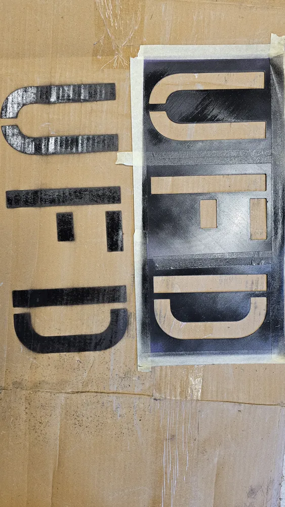 Stencil Font DIN Complete Alphabet and Numbers by toppsi krett - MakerWorld