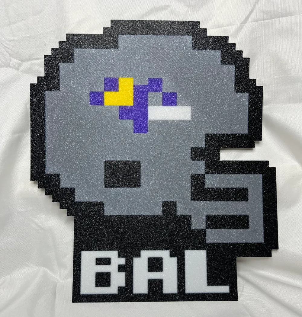 Baltimore Ravens Tecmo Super Bowl Lampe à lumière LED par crafty ...