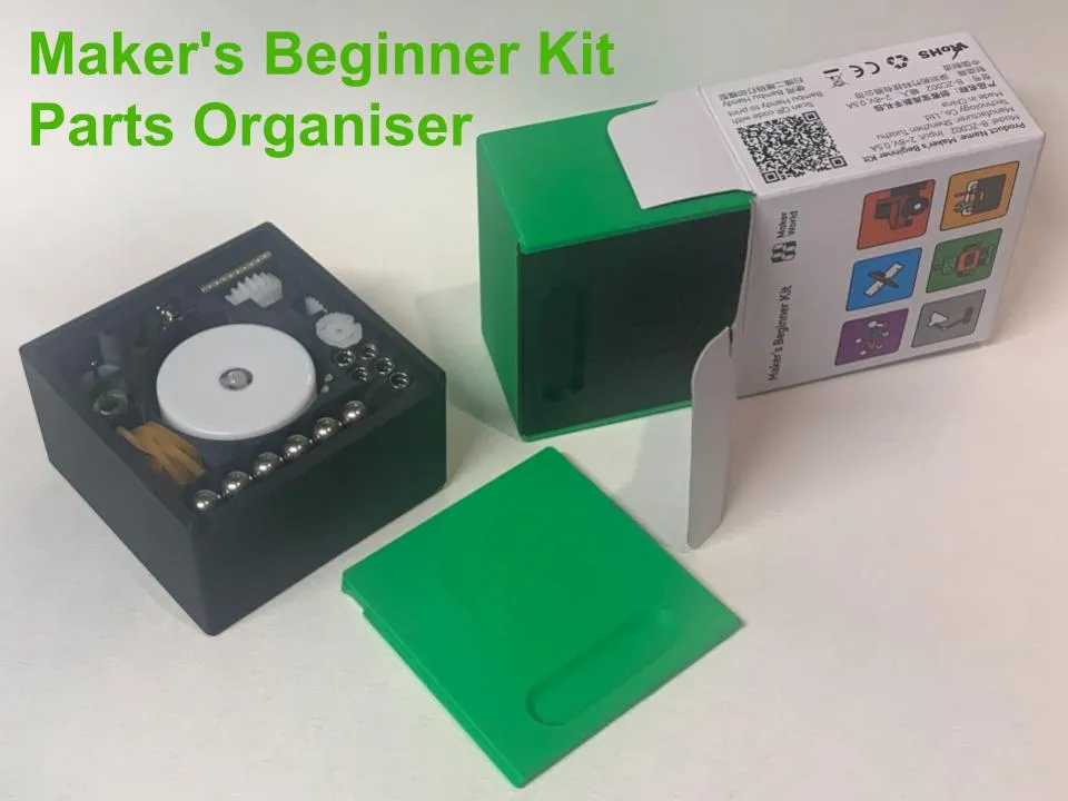 Maker's Beginner Kit Parts Organiser by JFAB MakerWorld: Download Free ...