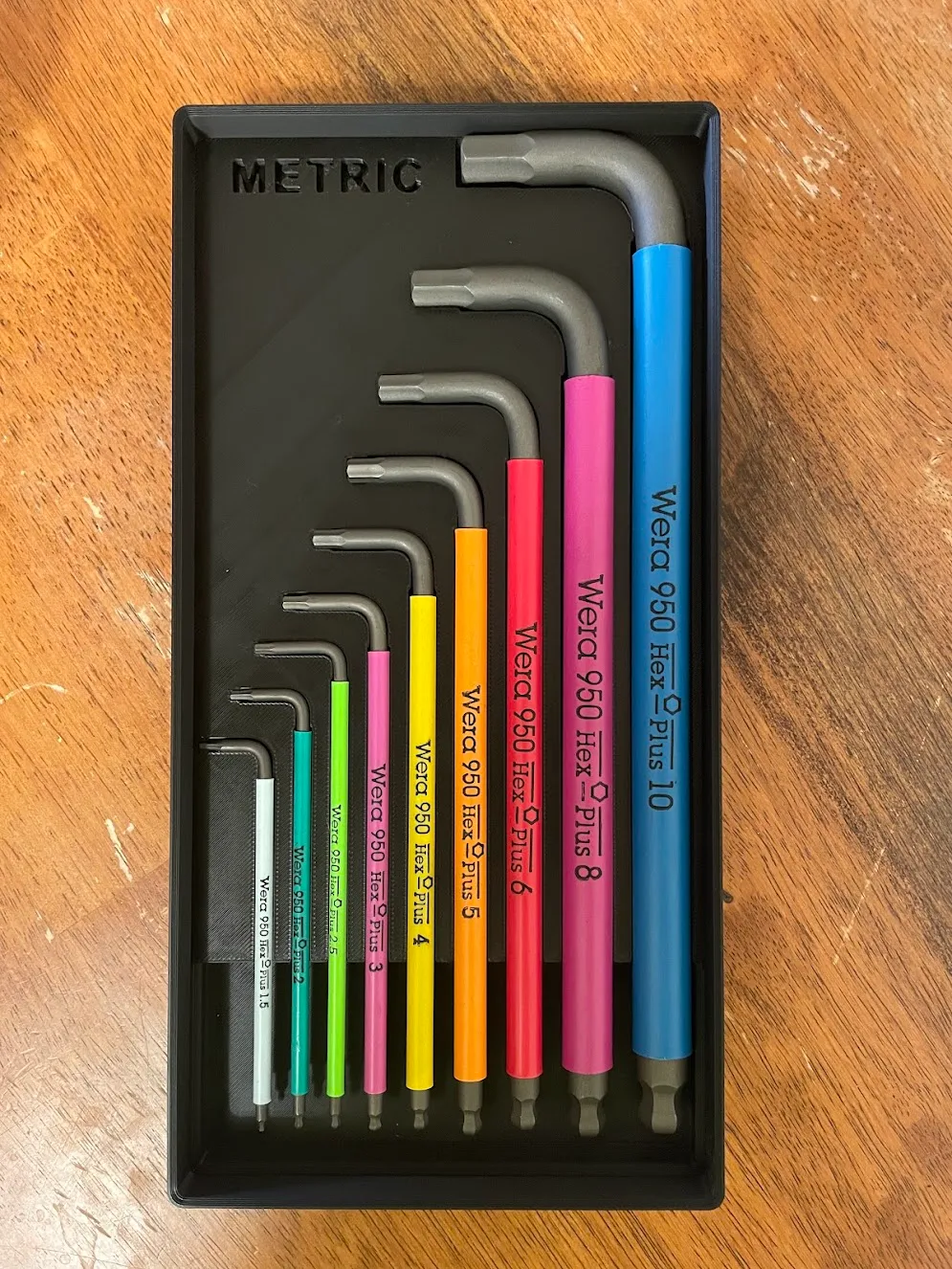 Wera Hex -Plus Gridfinity 3x6 (Metric) Remixed by DRH108 - MakerWorld