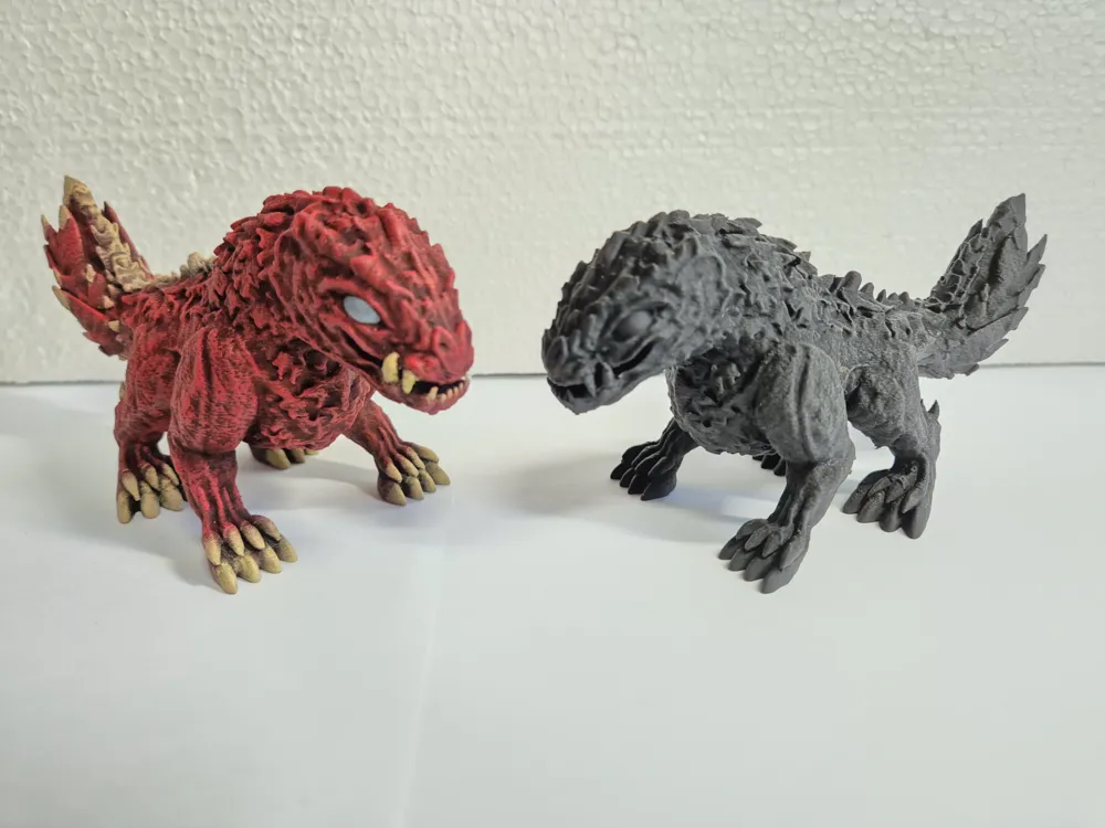 Baby Odogaron - Mini Hunters #04 Monster Hunter by ONI.FORGE MakerWorld: Download Free 3D Models