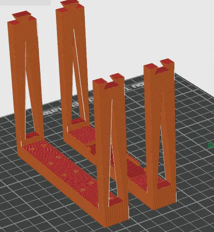 Brick Track holder Ceiling Mount by ASTTRM38 - MakerWorld