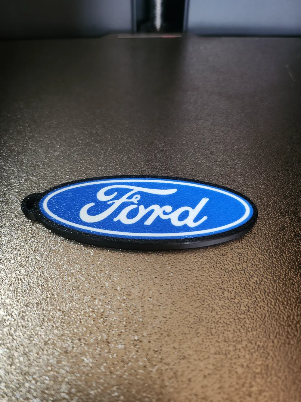 Rounded Ford Keychain by Square3D - MakerWorld