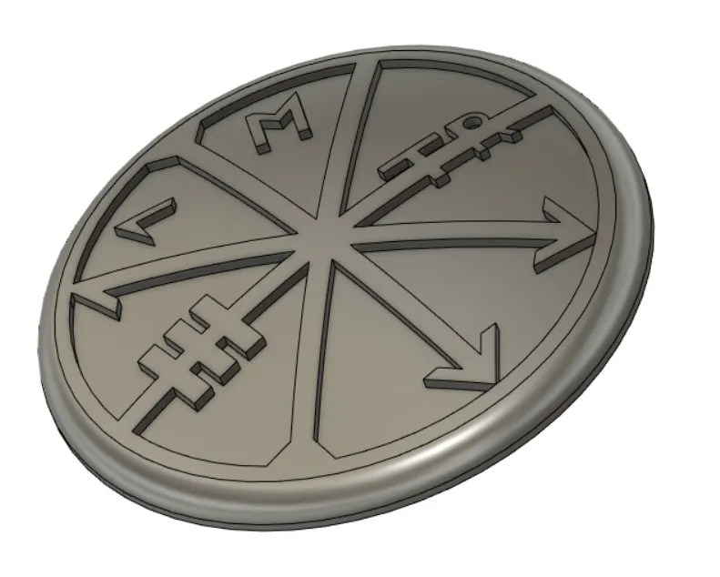 Dresden Shield by Finns Forge - MakerWorld