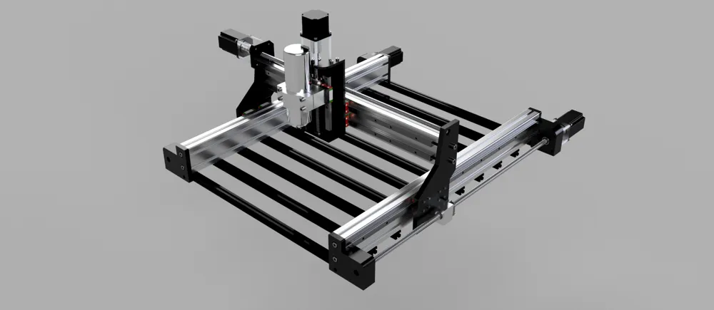 Lambda v2 – A 3D-Printed Desktop CNC Router - Free 3D Print Model ...