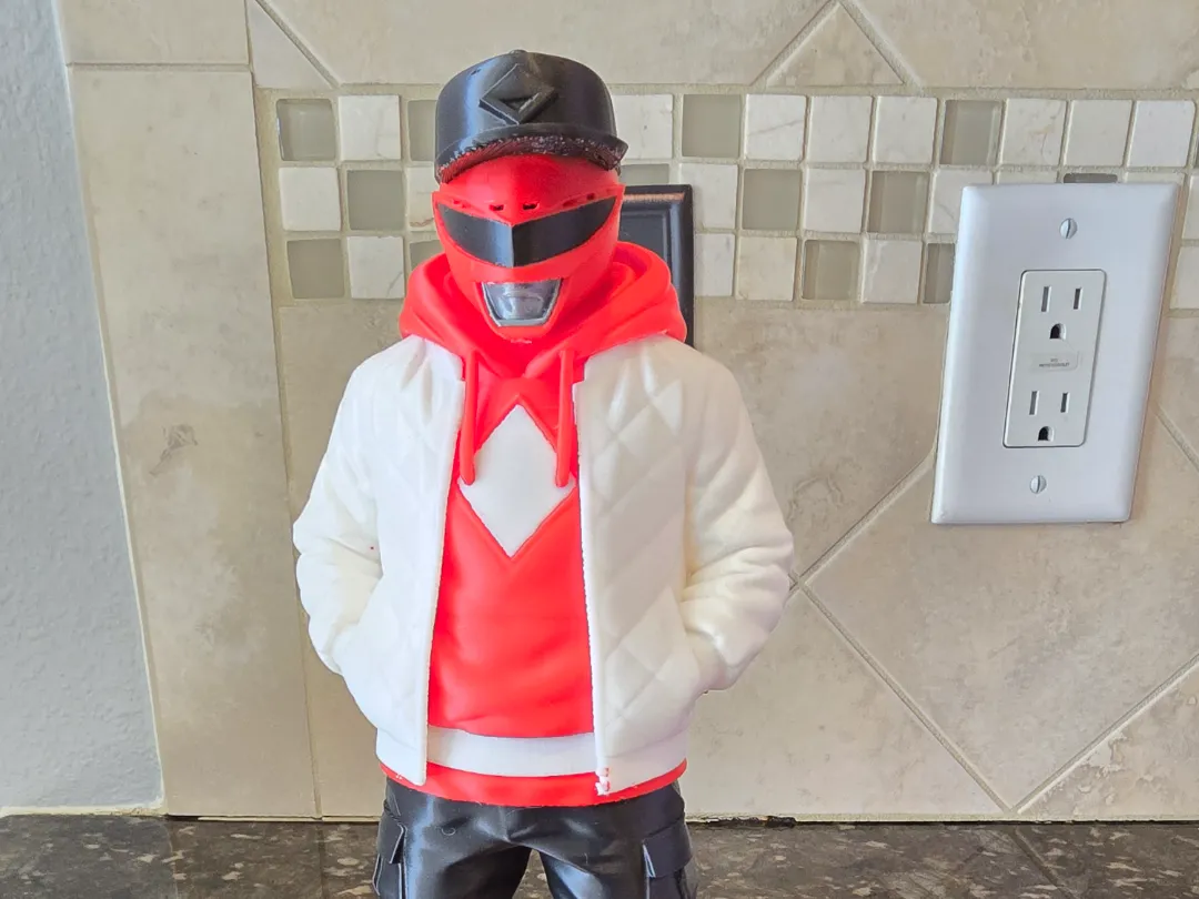 Urban Red Ranger - Free 3D Print Model - MakerWorld