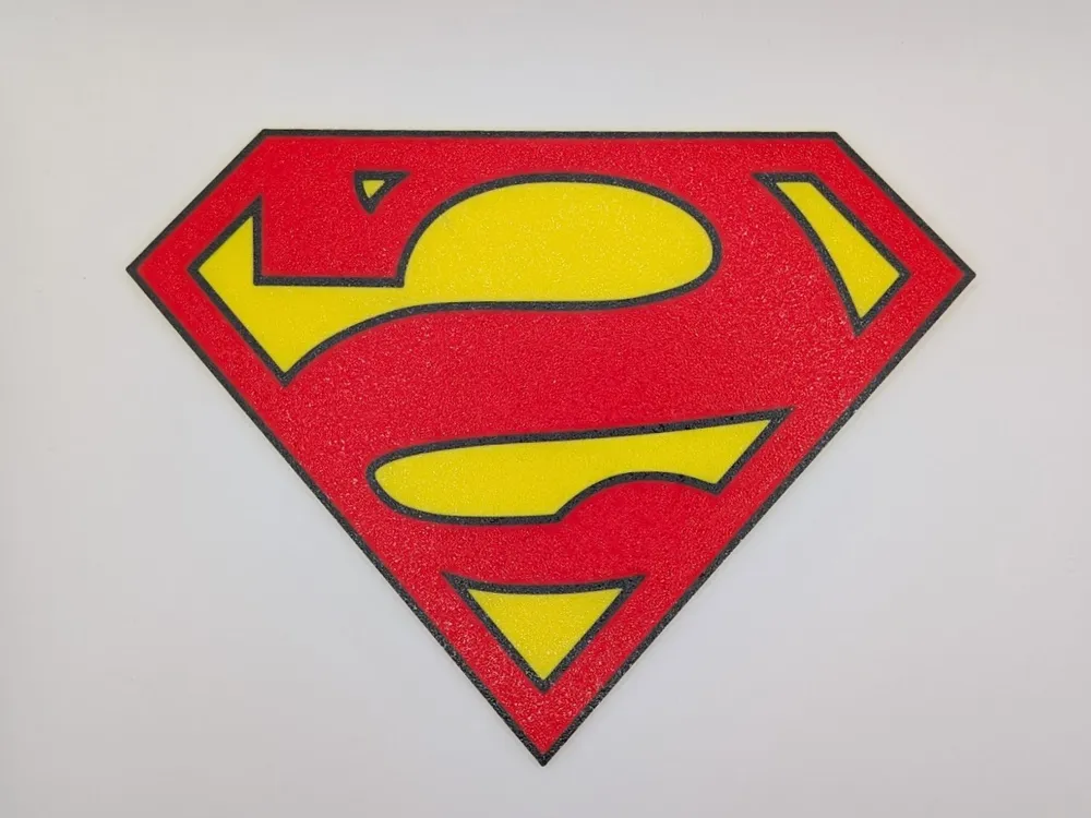 Bizzaro Superman shield by Design•Slice•Print Studio - MakerWorld