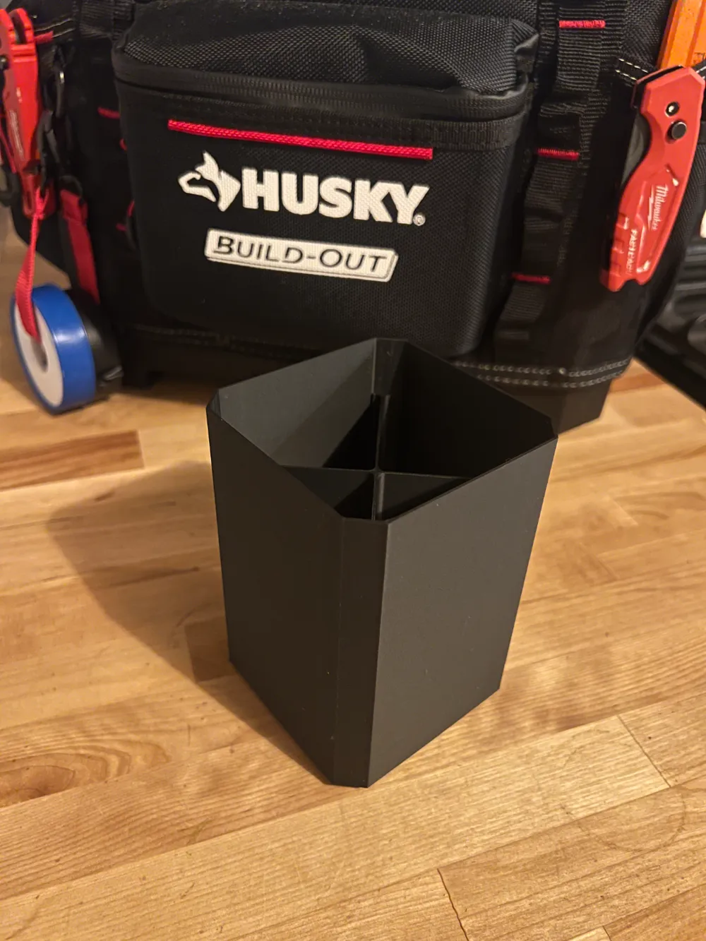 Husky Build Out Tool Tote Organizer Bins - Free 3D Print Model - MakerWorld