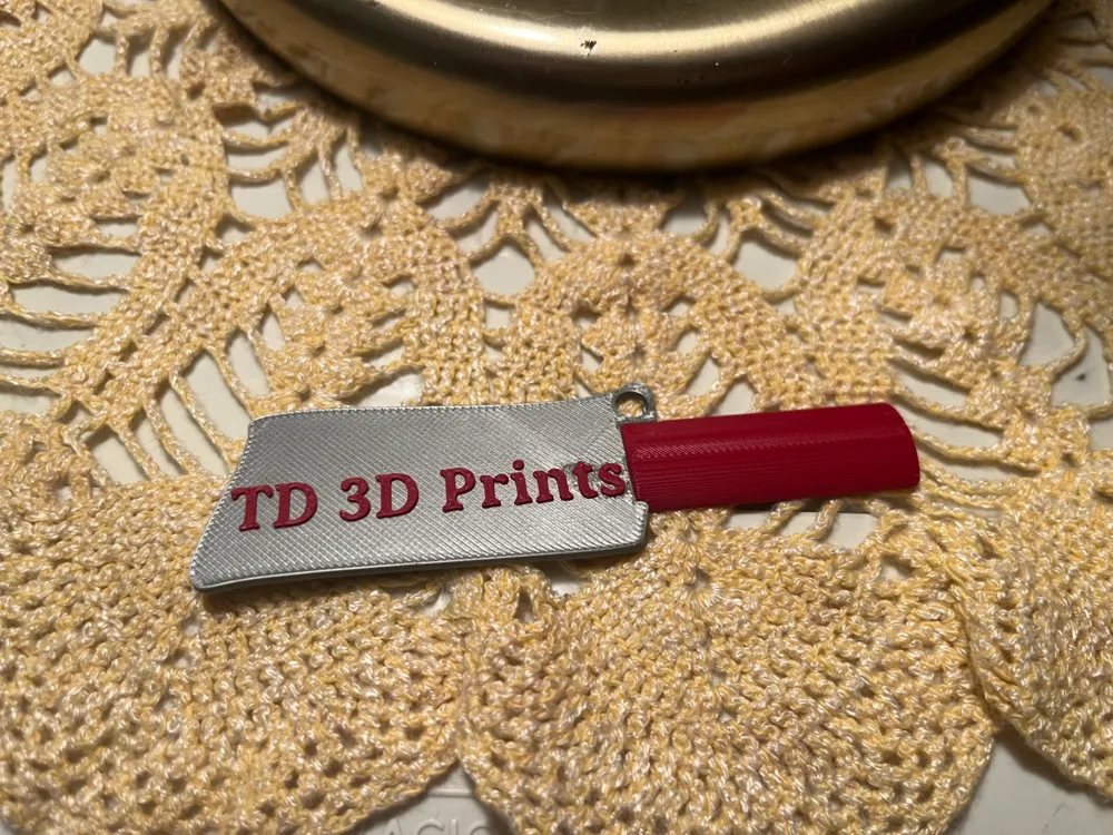 TD 3D Prints Messer Schlüsselanhänger – Kostenloses 3D-Druckmodell ...