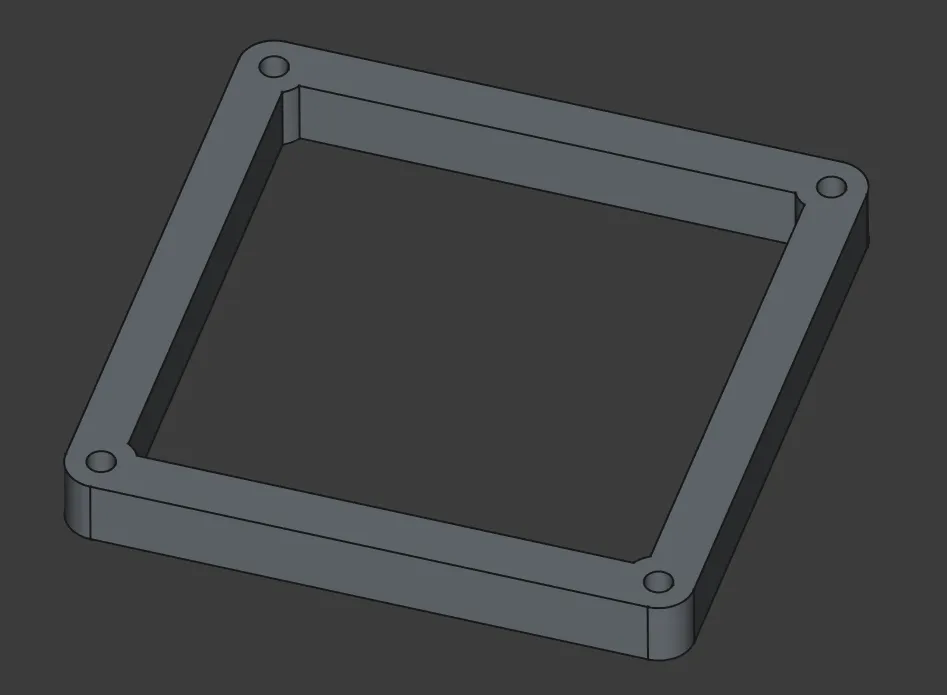100mm x 100 mm Vesa Mount Spacer (Monitor Mount) - Free 3D Print Model ...