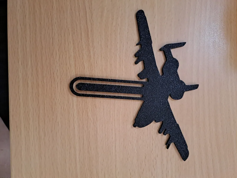 jet bookmark by GingerPrints MakerWorld: Download Free 3D Models