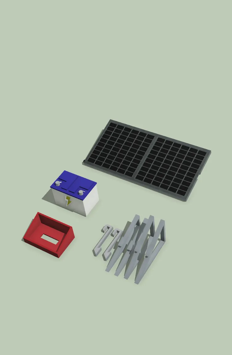 1:10 Solar Power Set – RC 4x4 & Scale Scenery - Free 3D Print Model ...