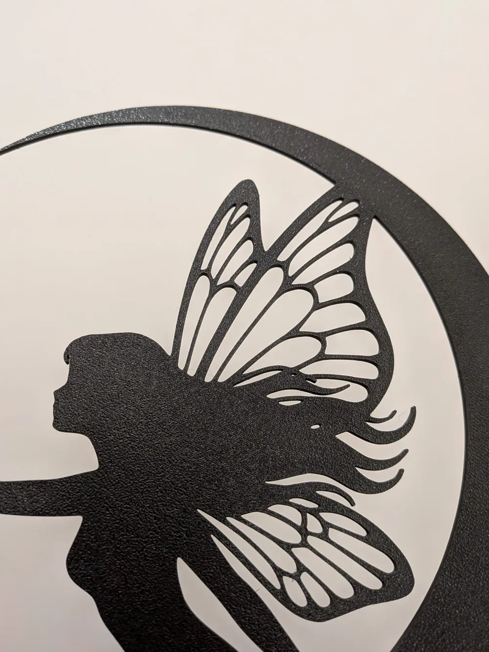 fairy on the moon wall art - Free 3D Print Model - MakerWorld