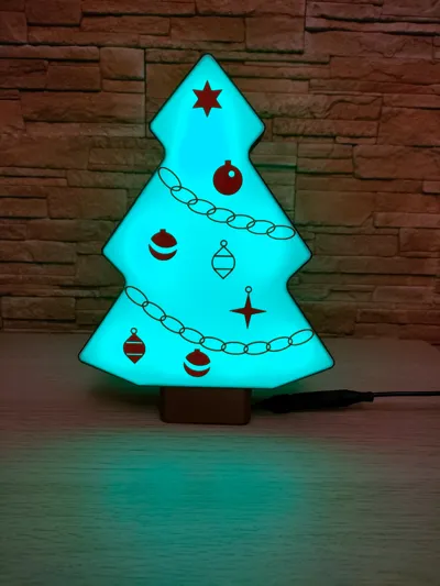 Christmas Tree RGB LED Tea light by Mr.Jay - MakerWorld