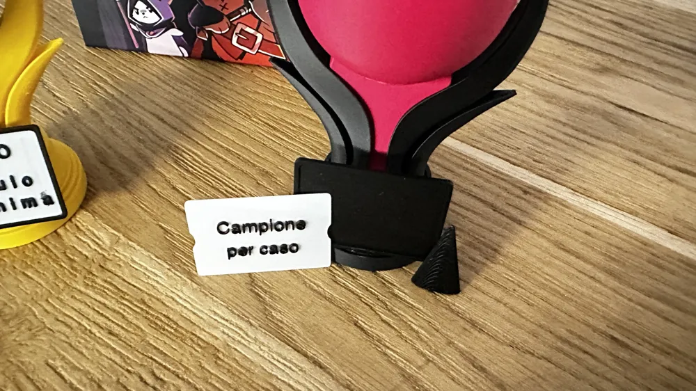 PS5 Platinum-style Trophy - customizable tag - Free 3D Print Model ...